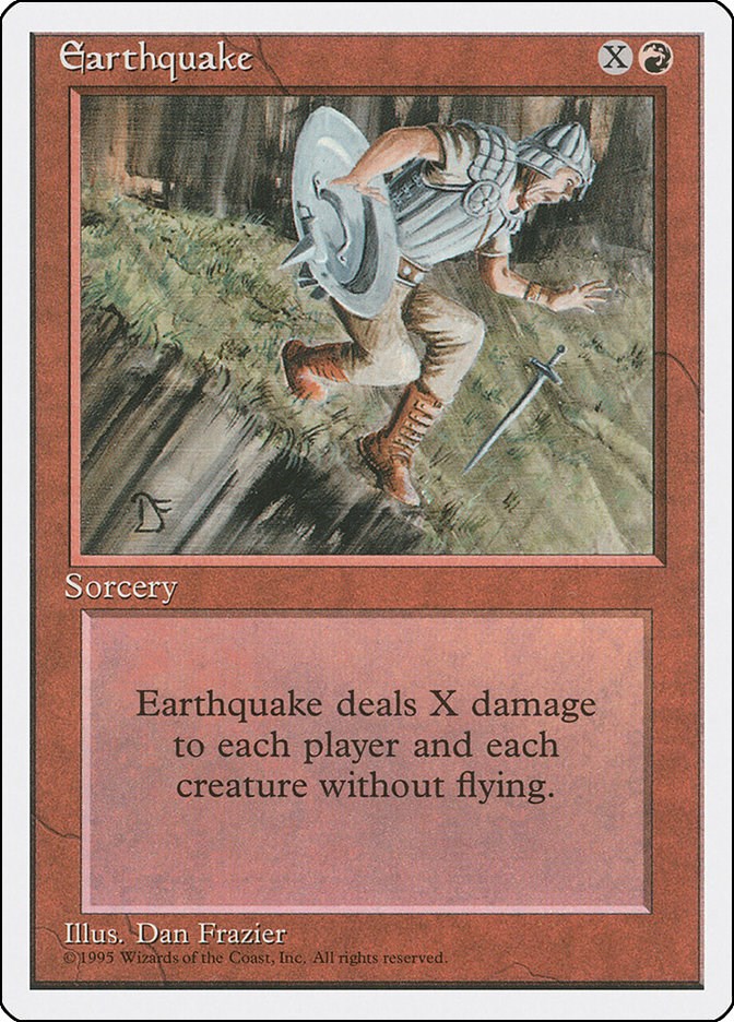 Earthquake - Fourth Edition - Magic: The Gathering