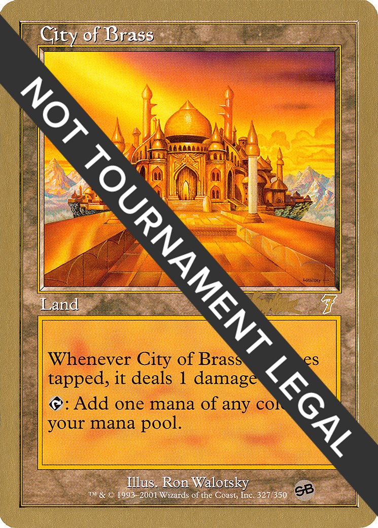City of Brass - 2002 Brian Kibler (7ED) (SB) - World Championship Decks ...