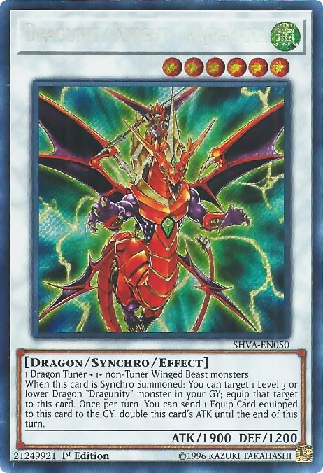 Dragunity Knight - Vajrayana - Shadows in Valhalla - YuGiOh