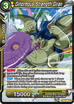 Ginormous Strength Giran - World Martial Arts Tournament - Dragon Ball ...