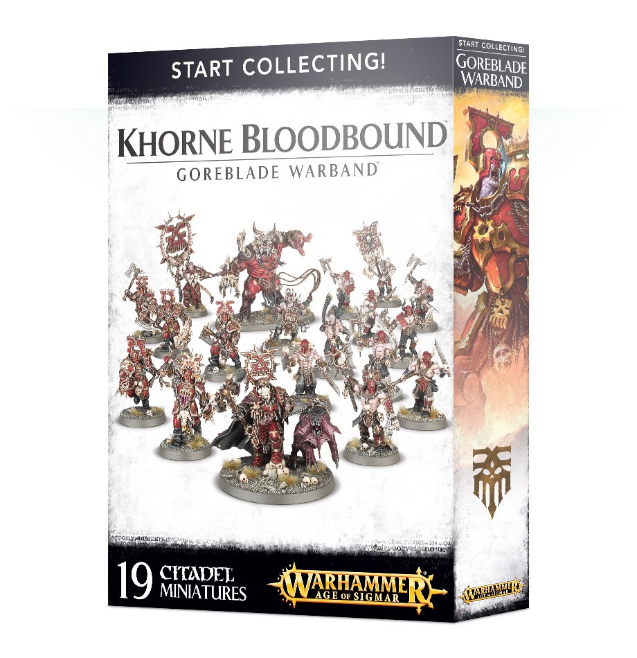 Warhammer: Age of Sigmar - Khorne Bloodbound - Gorblade Warband ...