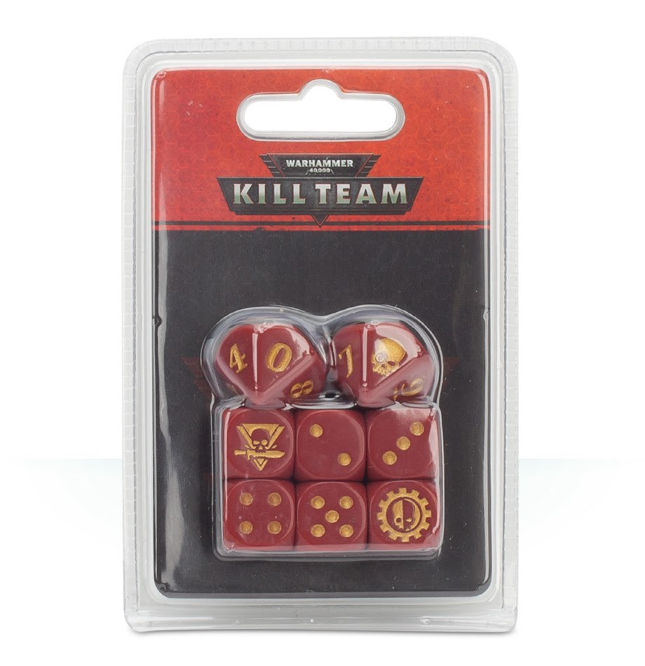 Warhammer: 40K - Kill Team - Adeptus Mechanicus Dice (8-Pack ...