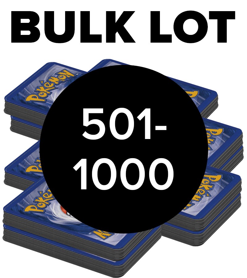 501 - 1000 Pokemon Bulk Card Lot - Pokemon Bulk Card Lots - Bulk Lots