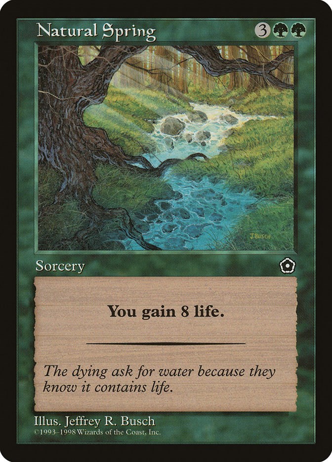 Natural Spring - Portal Second Age - Magic: The Gathering