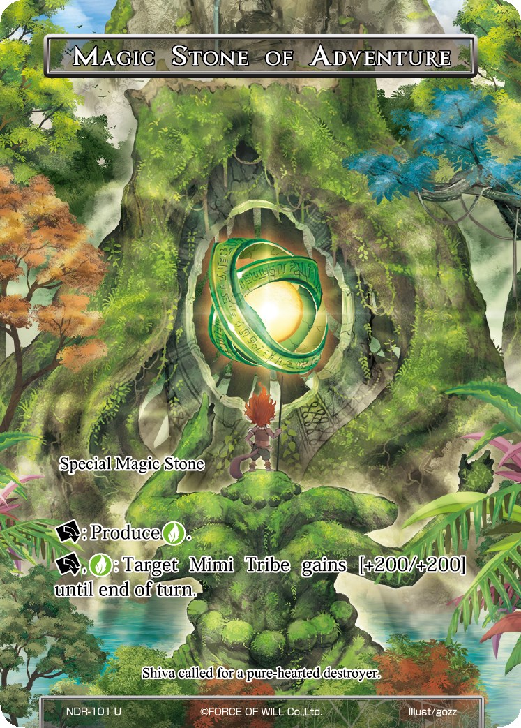 Magic Stone of Adventure (Full Art) - New Dawn Rises - Force of Will