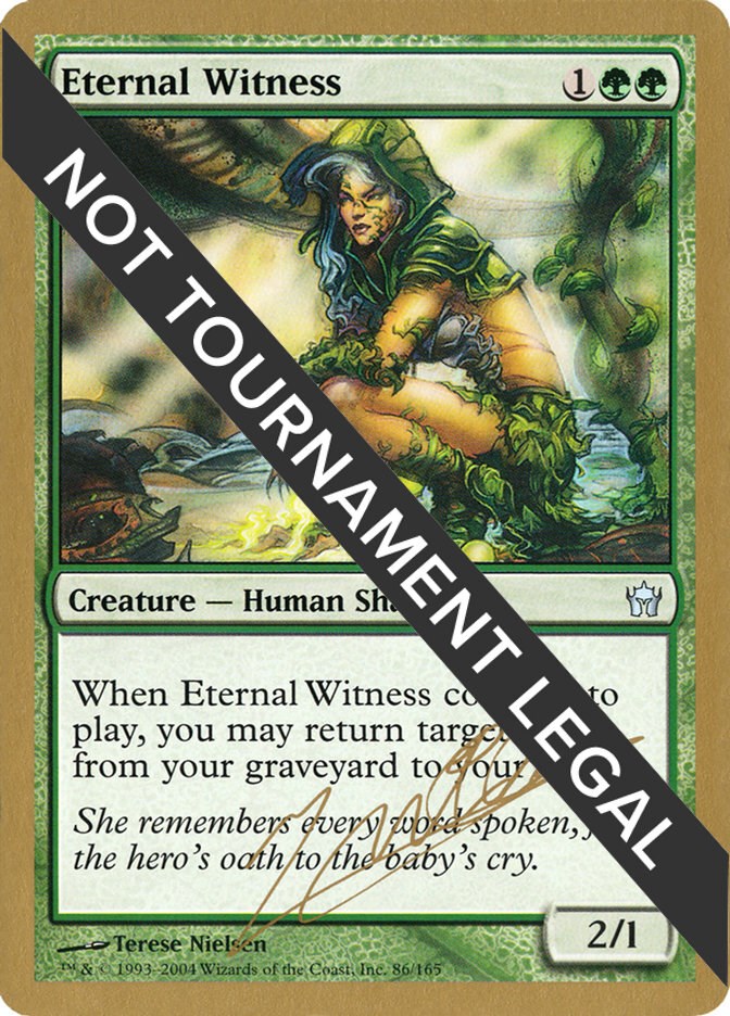 Eternal Witness - 2004 Julien Nuijten (5DN) - World Championship Decks ...