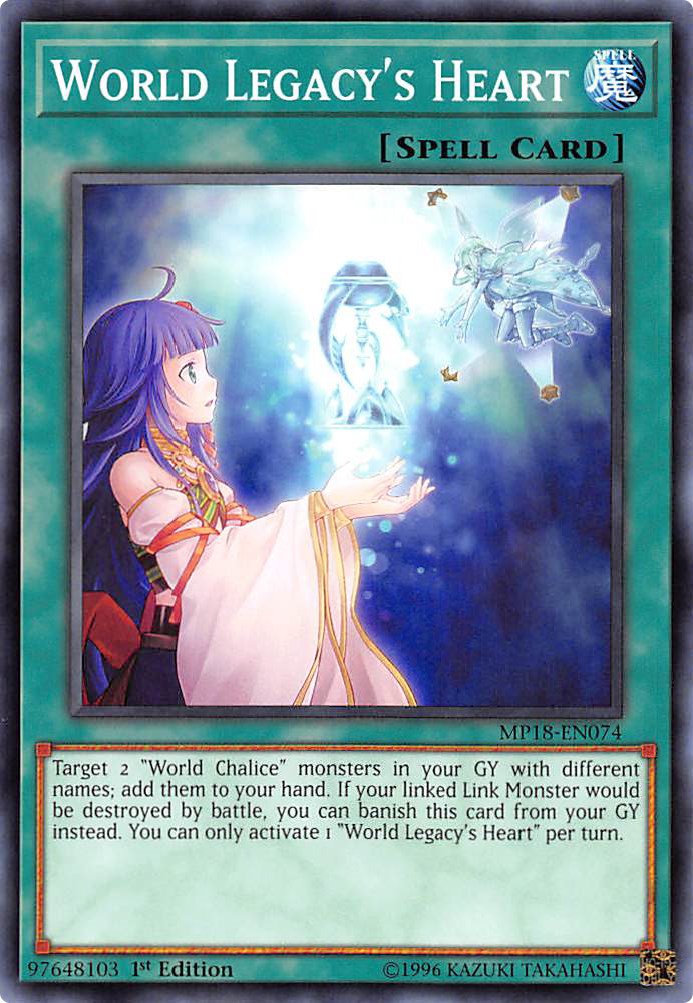 World Legacy's Heart - 2018 Mega-Tins Mega Pack - YuGiOh