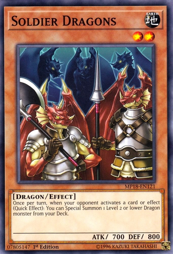 Soldier Dragons - 2018 Mega-Tins Mega Pack - YuGiOh