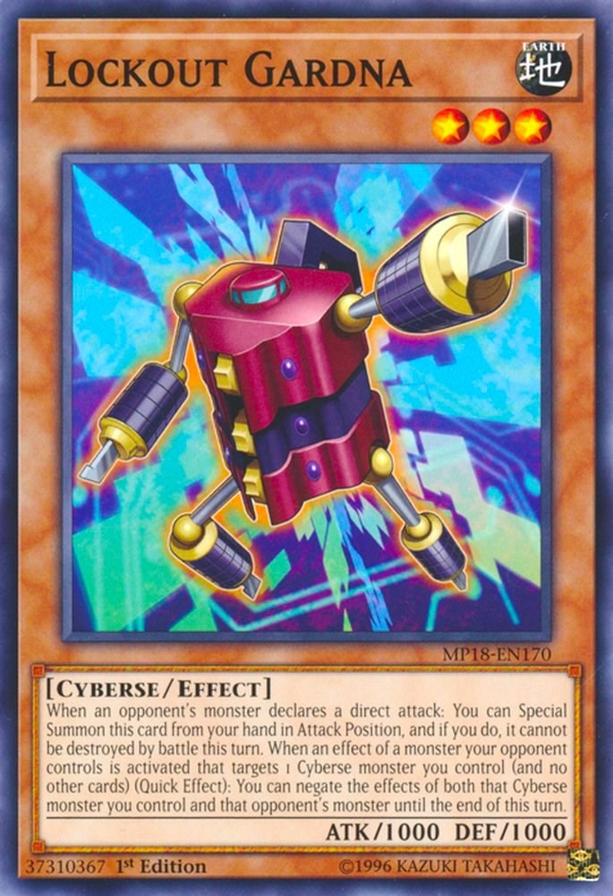 Lockout Gardna - 2018 Mega-Tins Mega Pack - YuGiOh