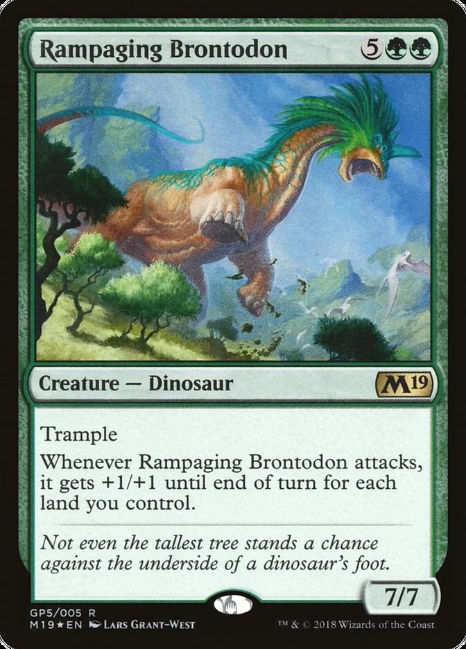 Rampaging Brontodon (2018 Gift Pack) - Gift Boxes and Promos - Magic ...