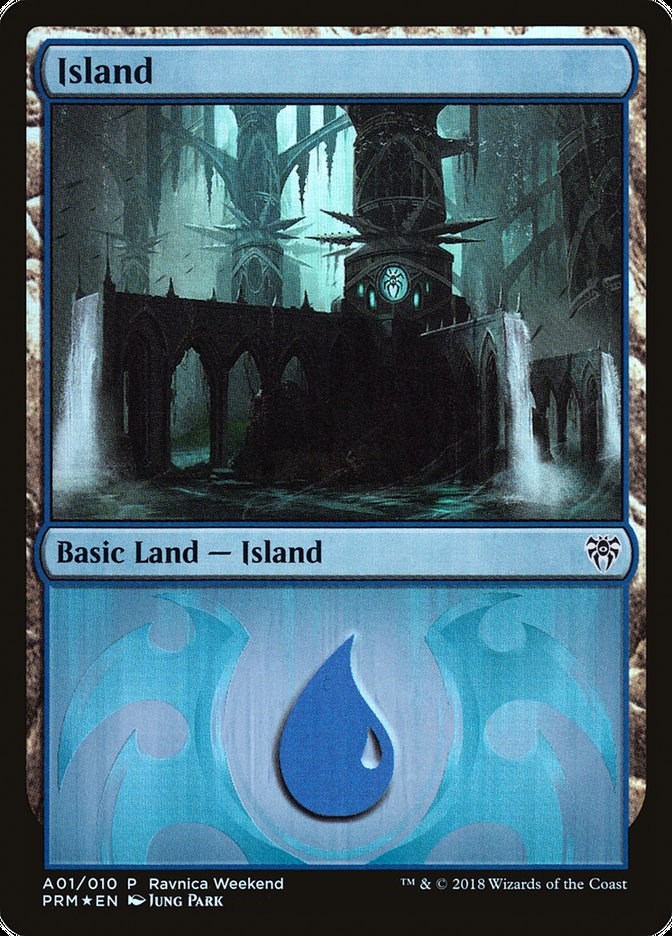 Island - Dimir (A01) - Launch Party & Release Event Promos - Magic: The ...