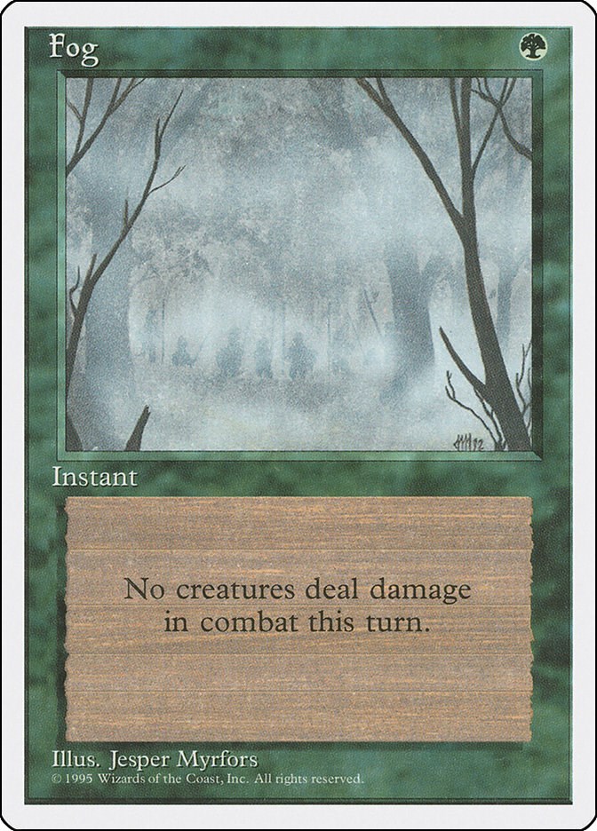 Fog - Fourth Edition - Magic: The Gathering