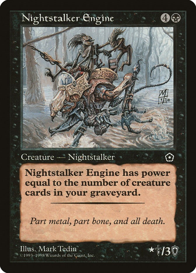 Nightstalker Engine - Portal Second Age - Magic: The Gathering