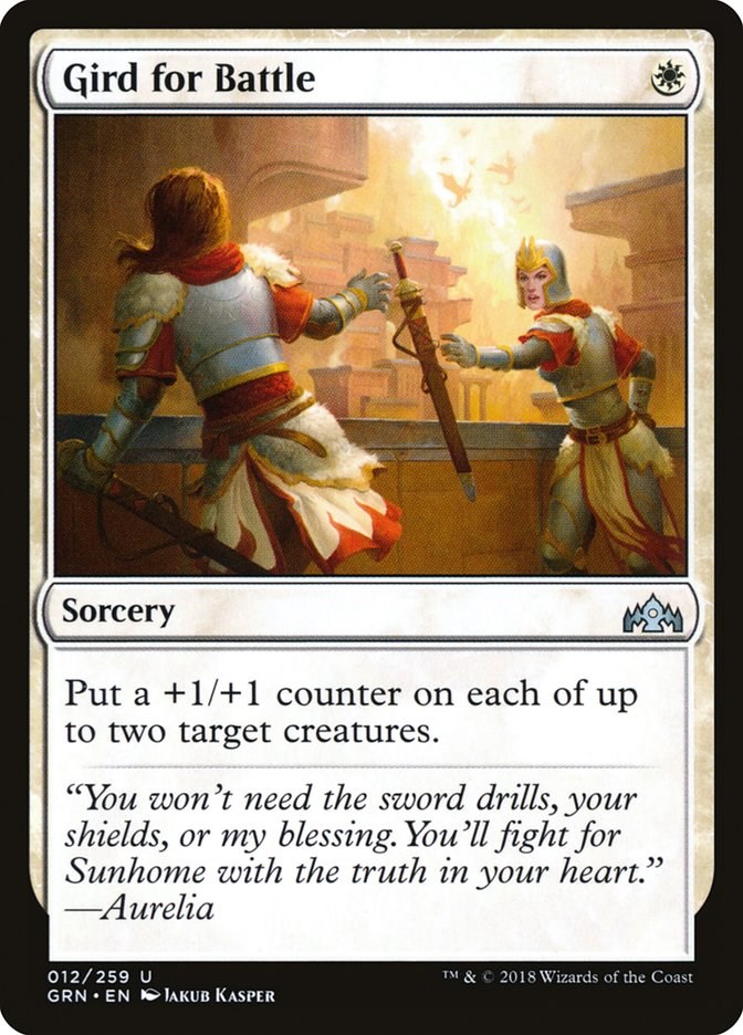 Gird for Battle - Guilds of Ravnica - Magic: The Gathering