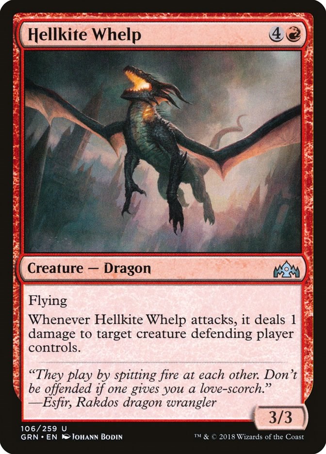 Hellkite Whelp - Guilds of Ravnica - Magic: The Gathering