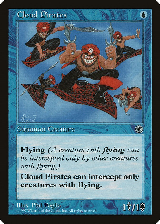 Cloud Pirates (Reminder Text) - Portal - Magic: The Gathering