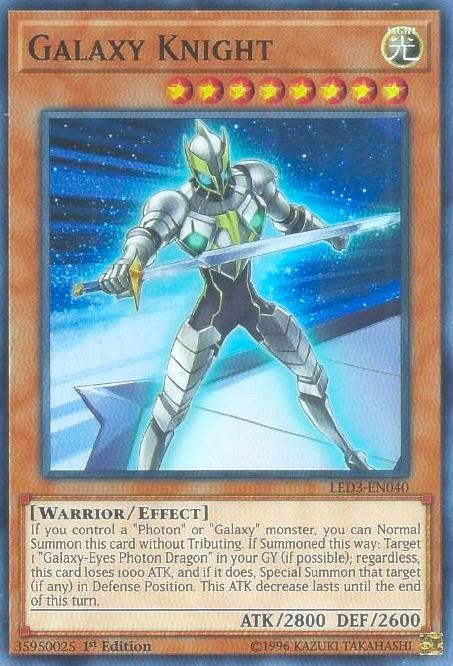 Galaxy Knight - Legendary Duelists: White Dragon Abyss - YuGiOh