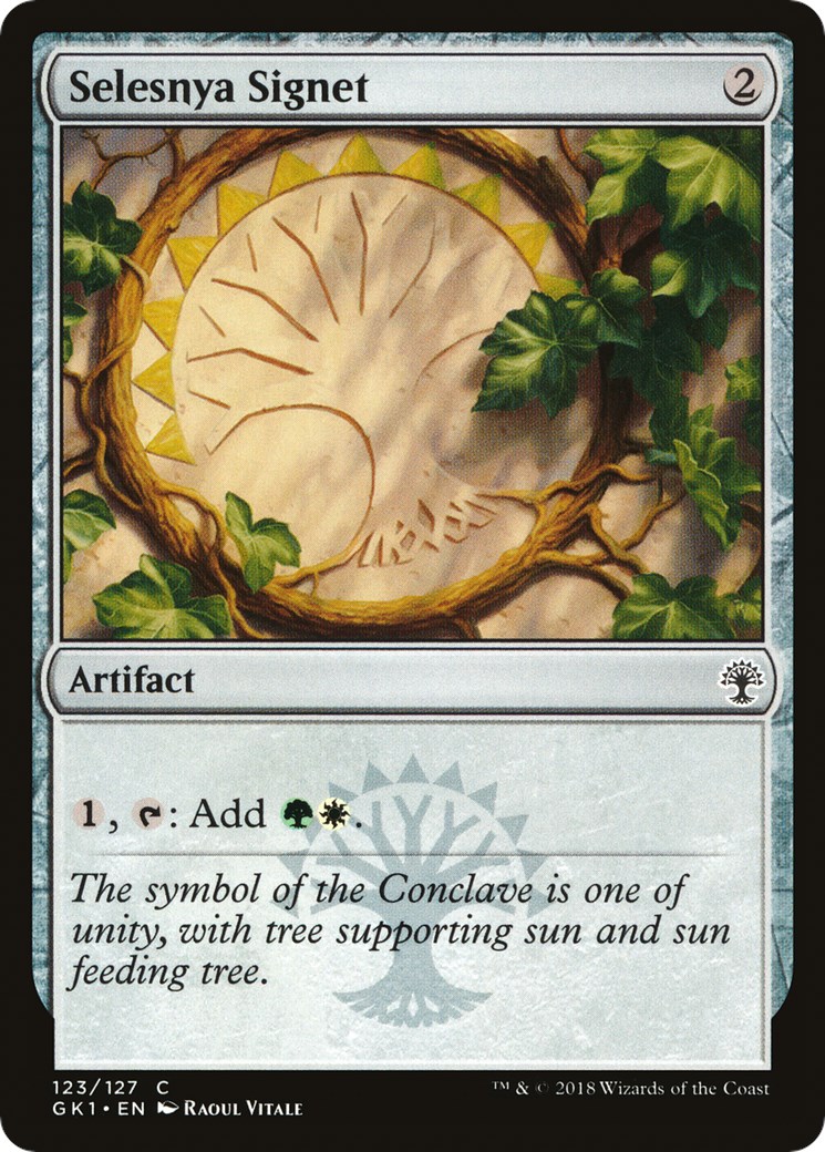 Selesnya Signet - Guilds of Ravnica: Guild Kits - Magic: The Gathering
