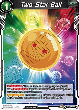 Two-Star Ball - Promotion Cards - Dragon Ball Super: Masters