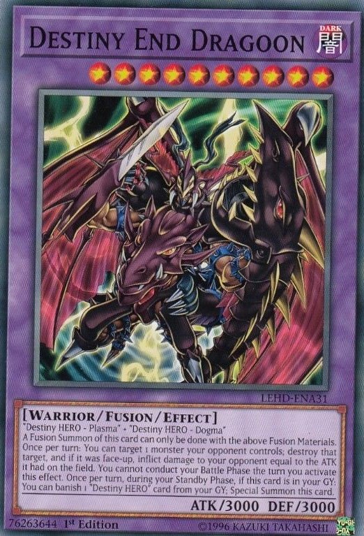 Destiny End Dragoon - Legendary Hero Decks - YuGiOh