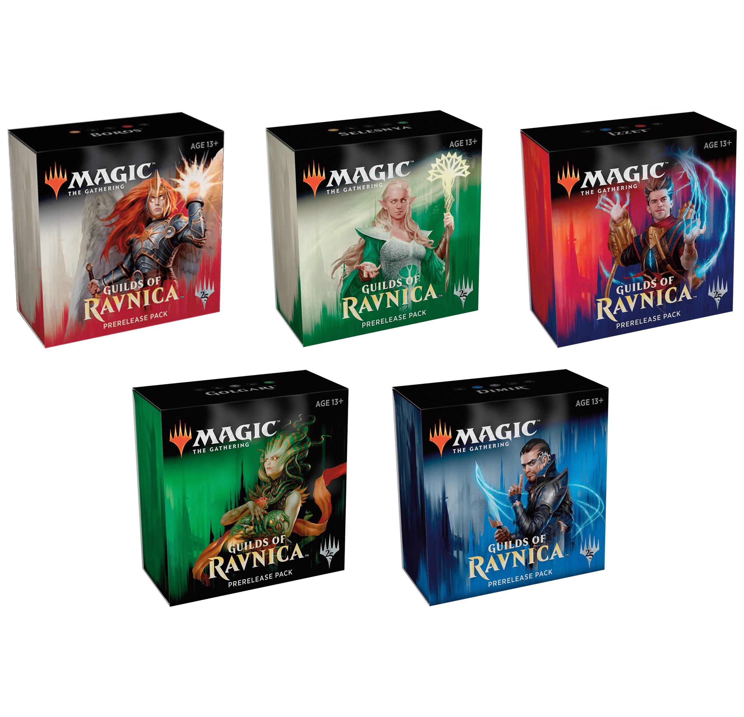 Guilds of Ravnica - Prerelease Pack [Set of 5] - Guilds of Ravnica ...