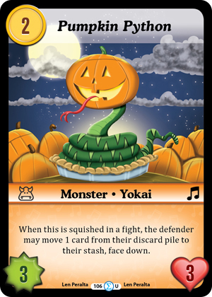 Pumpkin Python - Fashion Furious - Munchkin CCG