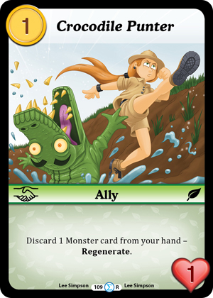Crocodile Punter - Fashion Furious - Munchkin CCG