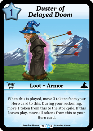 Duster of Delayed Doom - Fashion Furious - Munchkin CCG