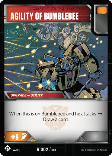 Agility of Bumblebee - Wave 1 - Transformers TCG