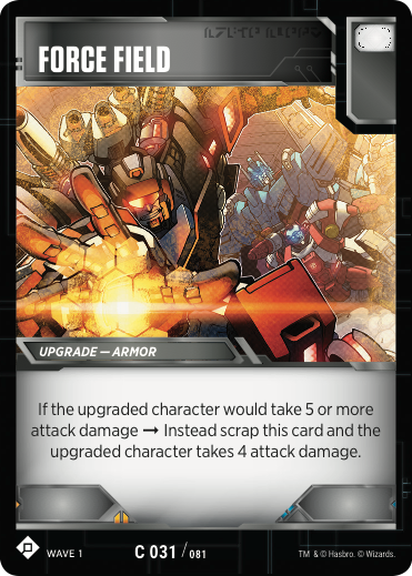 Force Field - Wave 1 - Transformers TCG
