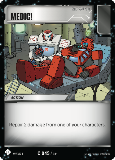 Medic! - Wave 1 - Transformers TCG