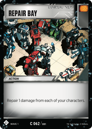 Repair Bay - Wave 1 - Transformers TCG
