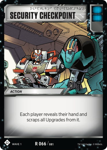 Security Checkpoint - Wave 1 - Transformers TCG