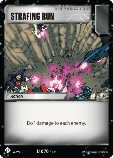 Strafing Run - Wave 1 - Transformers TCG