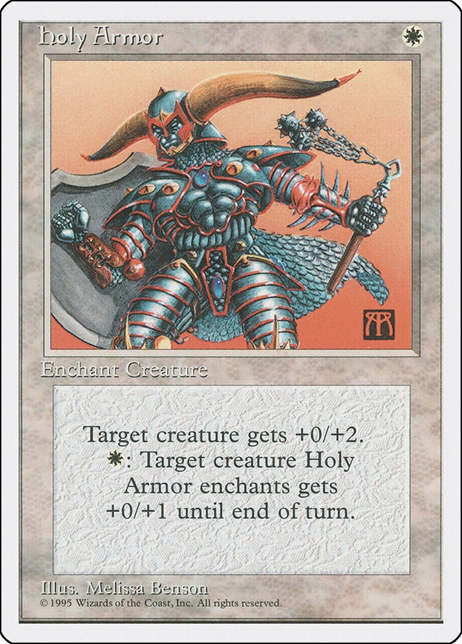 Holy Armor - Fourth Edition - Magic: The Gathering