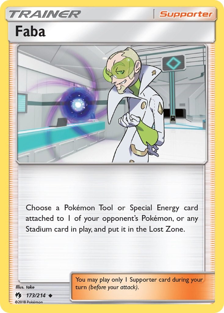 Faba - SM - Lost Thunder - Pokemon