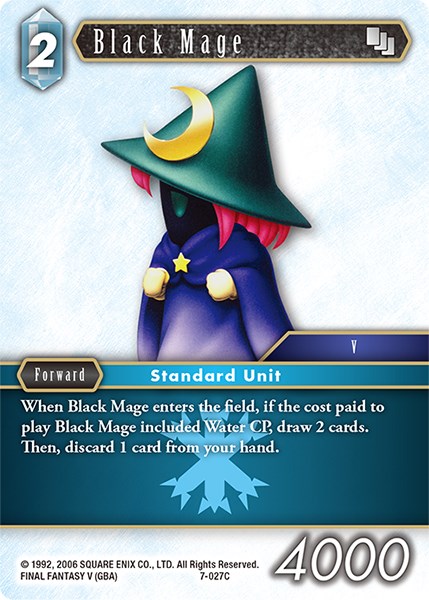 Black Mage (7-027C) - Opus VII - Final Fantasy TCG