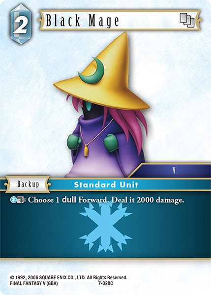 Black Mage (7-028C) - Opus VII - Final Fantasy TCG