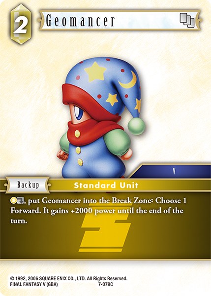 Geomancer - Opus VII - Final Fantasy TCG