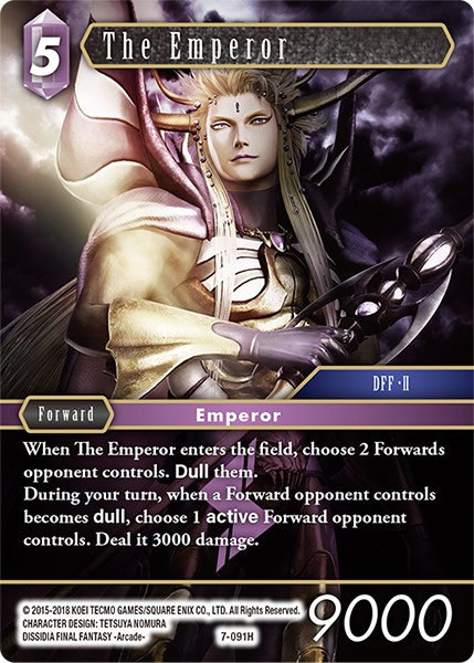 The Emperor - Opus VII - Final Fantasy TCG