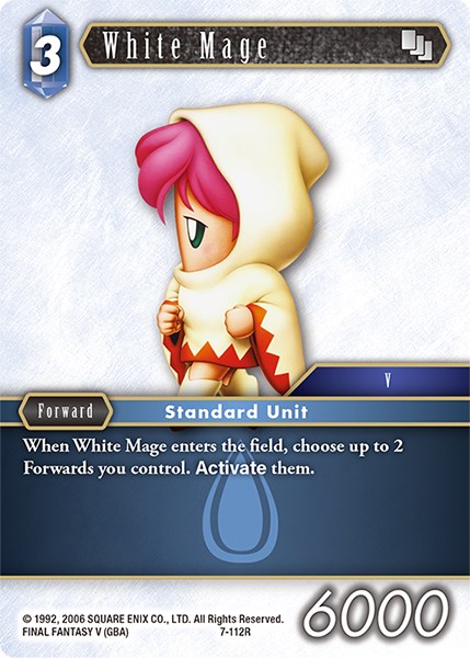 White Mage - Opus VII - Final Fantasy TCG