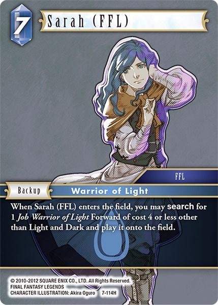Sarah (FFL) - Opus VII - Final Fantasy TCG