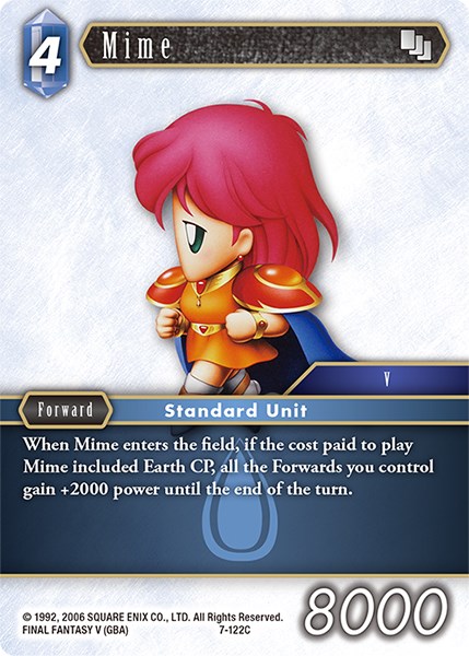 Mime - Opus VII - Final Fantasy TCG