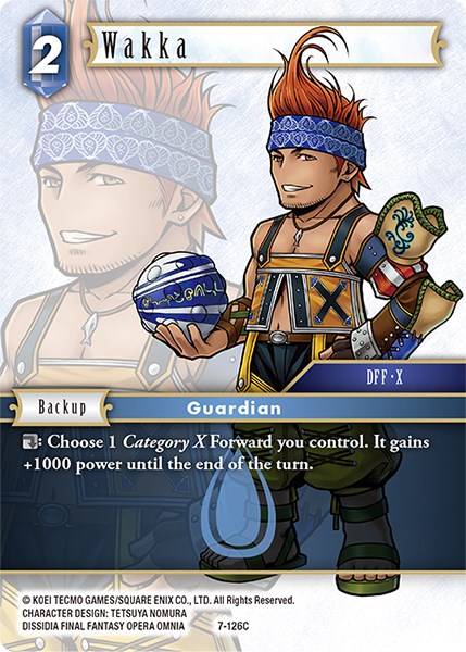 Wakka - Opus VII - Final Fantasy TCG