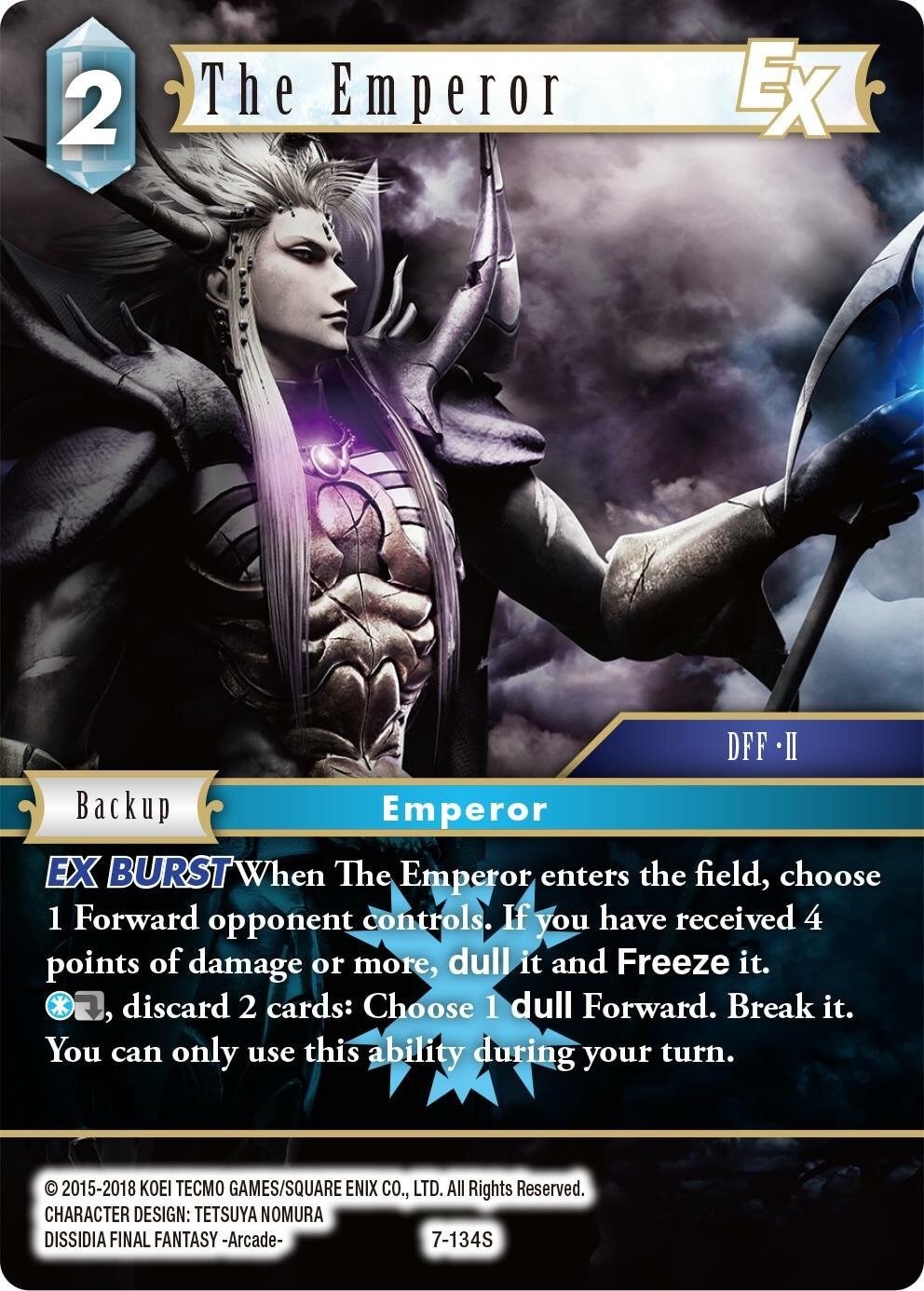 The Emperor EX - Opus VII - Final Fantasy TCG