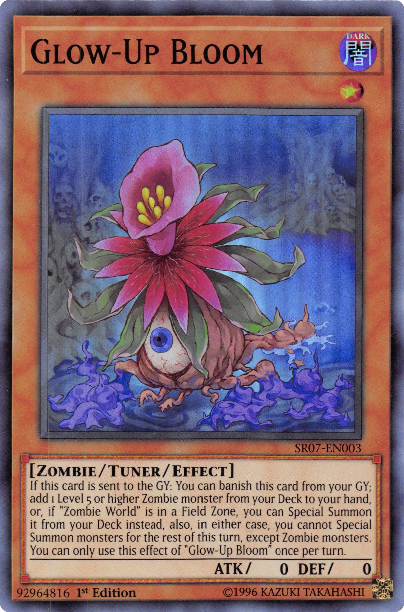 Glow-Up Bloom - Structure Deck: Zombie Horde - YuGiOh