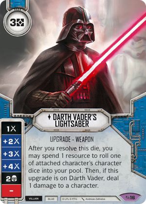 Darth Vader's Lightsaber (Card Only) - Across the Galaxy - Star Wars ...