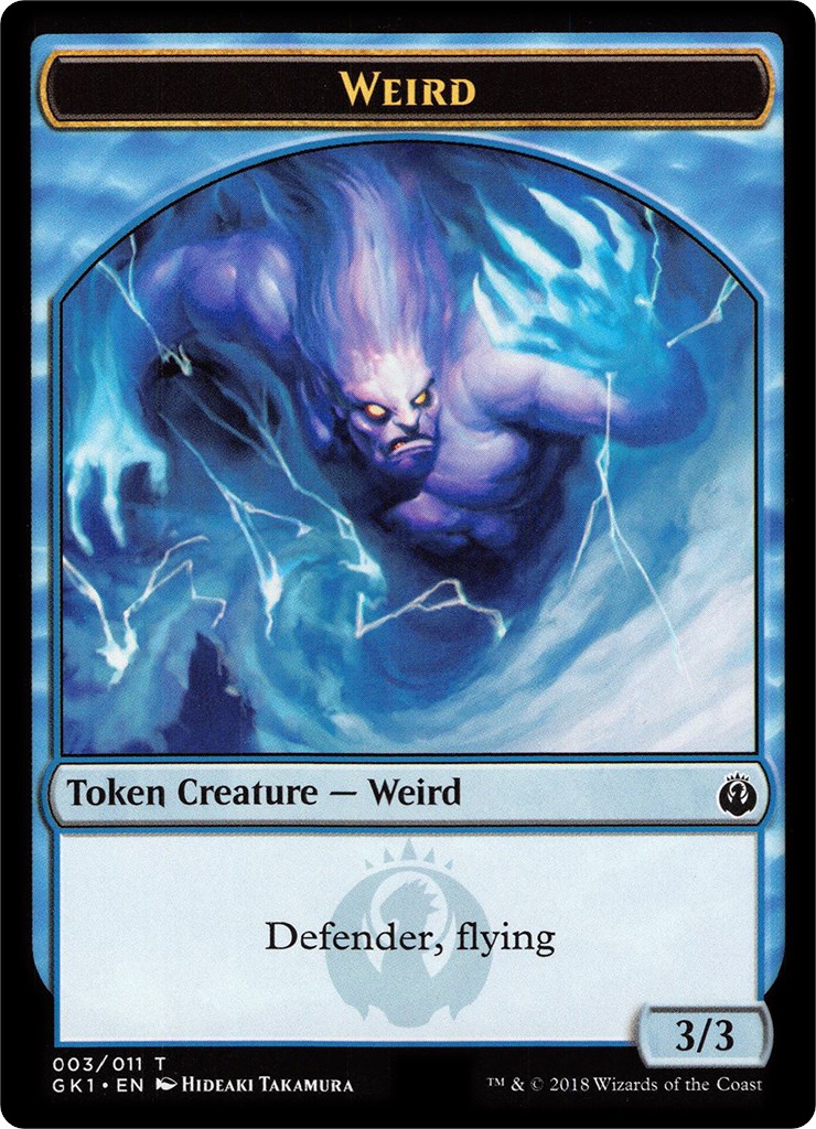 Weird // Goblin Double-Sided Token - Guilds of Ravnica: Guild Kits ...