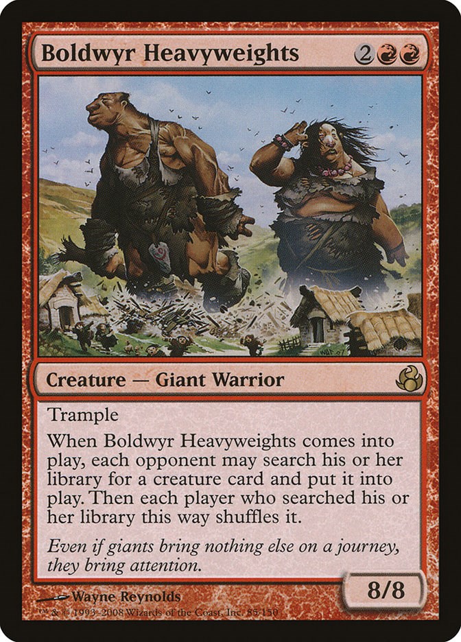 Boldwyr Heavyweights Morningtide Magic The Gathering