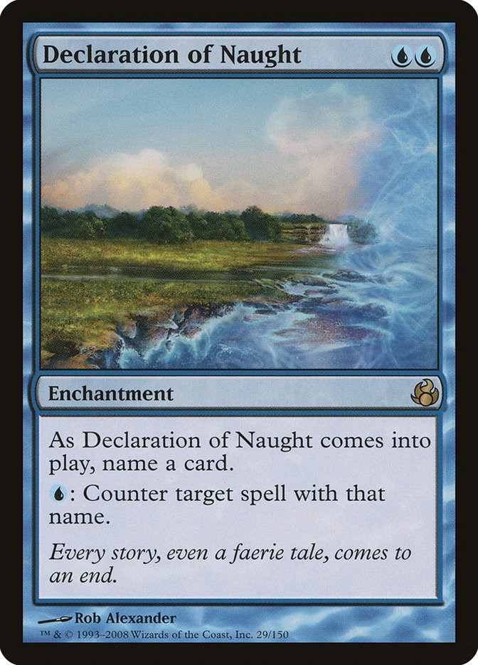 Declaration of Naught - Morningtide - Magic: The Gathering